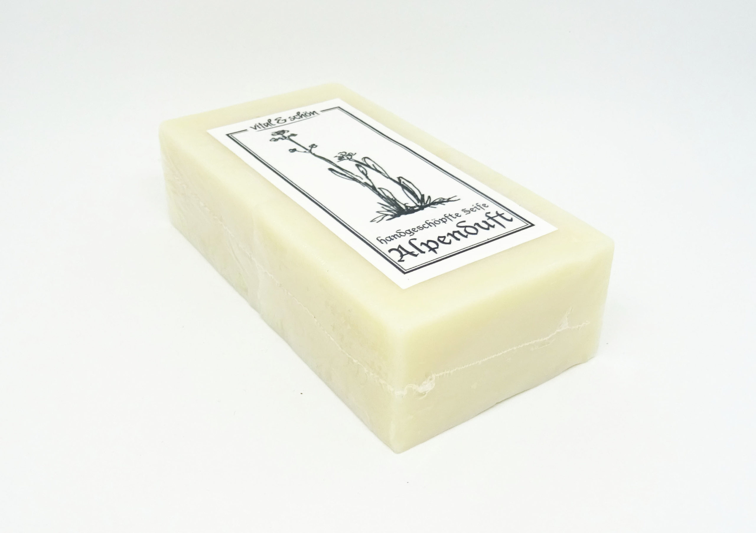 Handgeschöpfte Alpenduft Seife - Vital & Schön